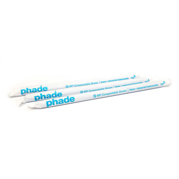 Eco-Friendly 9.0" Colossal/Boba Drinking Straws - 500 Count, Wrapped ...